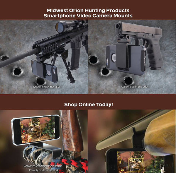 Smart Phone / Cell Phones - Gun, Rifle, Bow Video Camera Mounts Compat ...